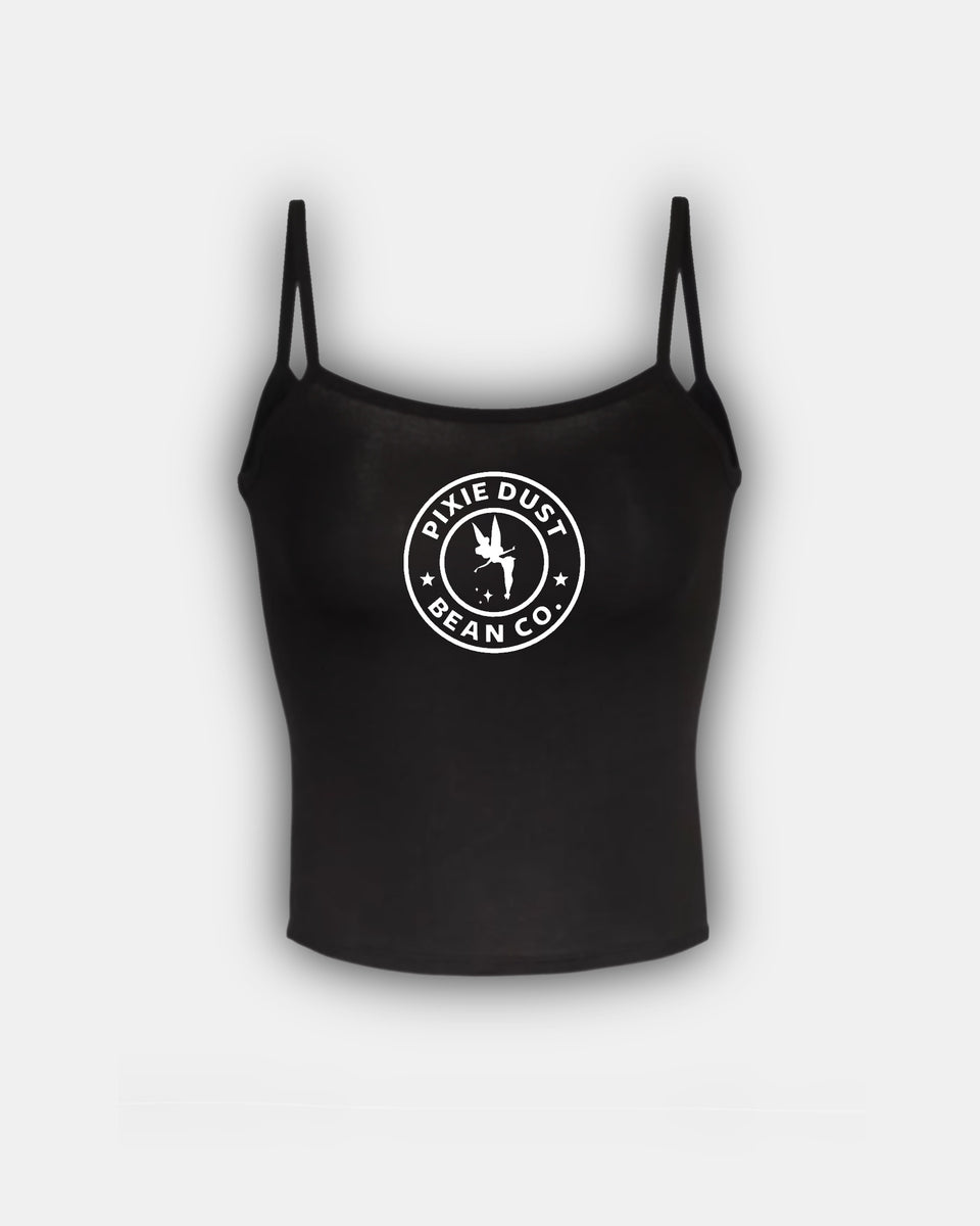 MAGIC CASTLE PIXIE PARKS - Bean Co. CROPPED Tank Top - Starbies Coffee – SHOP DisBeans