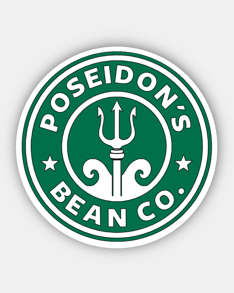 PERCY JACKSON - Bean Co. Small GLOSSY Stickers - Starbies Coffee Compa ...
